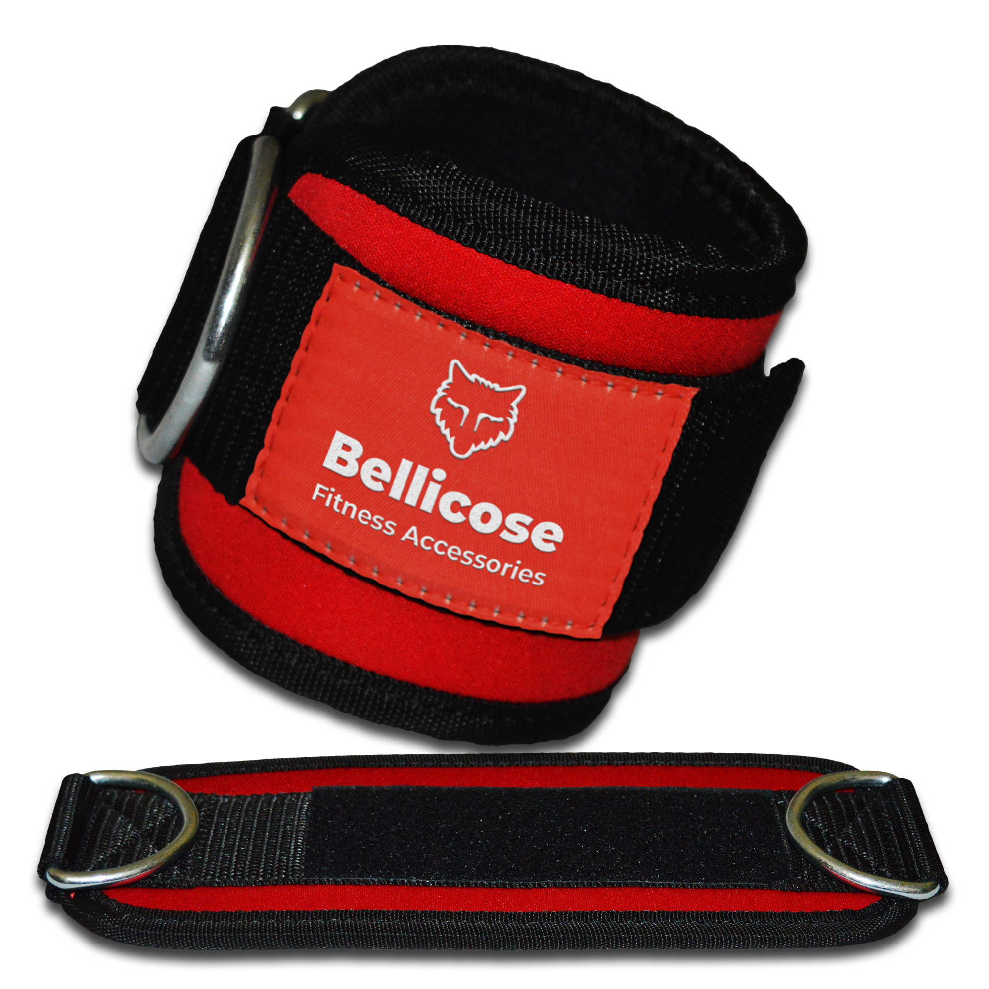 Fitness Ankle D-Ring Straps | For Glute, Hamstring, Calf & Quad Muscles